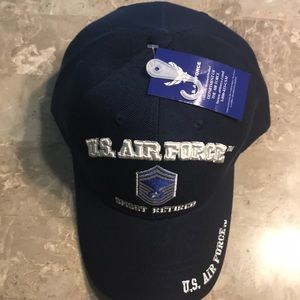 Air Force | Accessories | Us Air Force Smsgt Retired Cap Blue | Poshmark